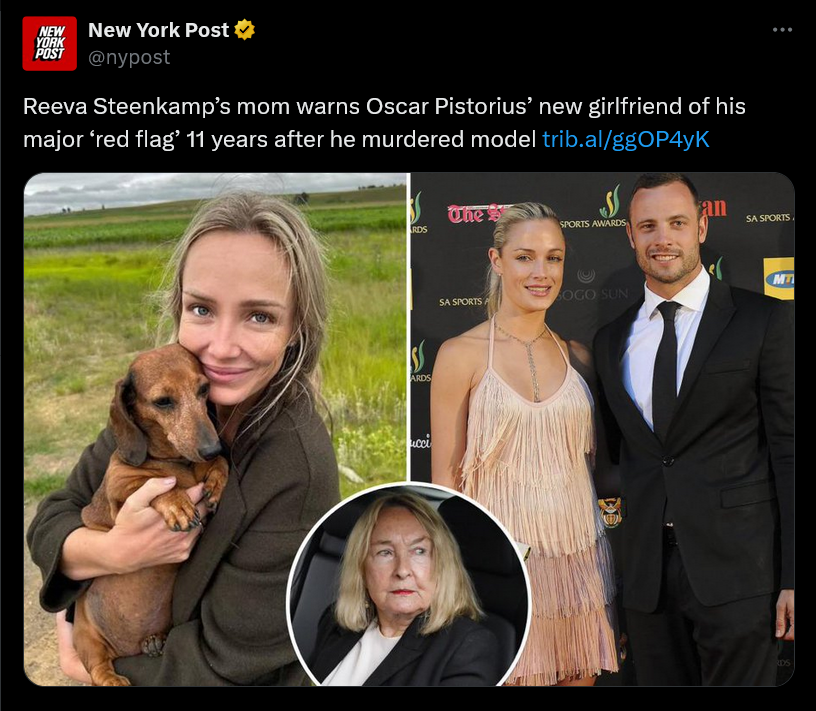 "¿Está tan enfermo Oscar Pistorius que sale con una doble de mi hermana (a la que mató)?" | Marca