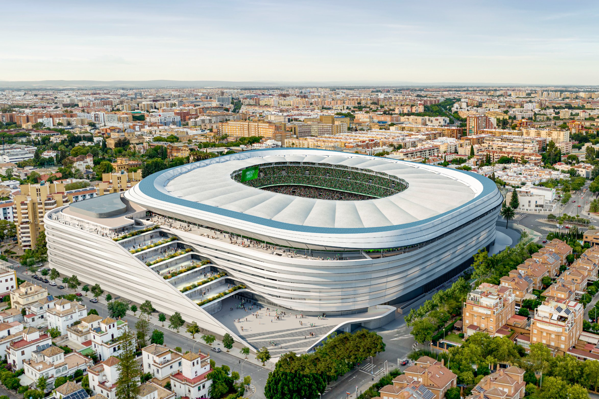 El nuevo Benito Villamarín, a fondo: capacidad, porcentaje de asientos ...