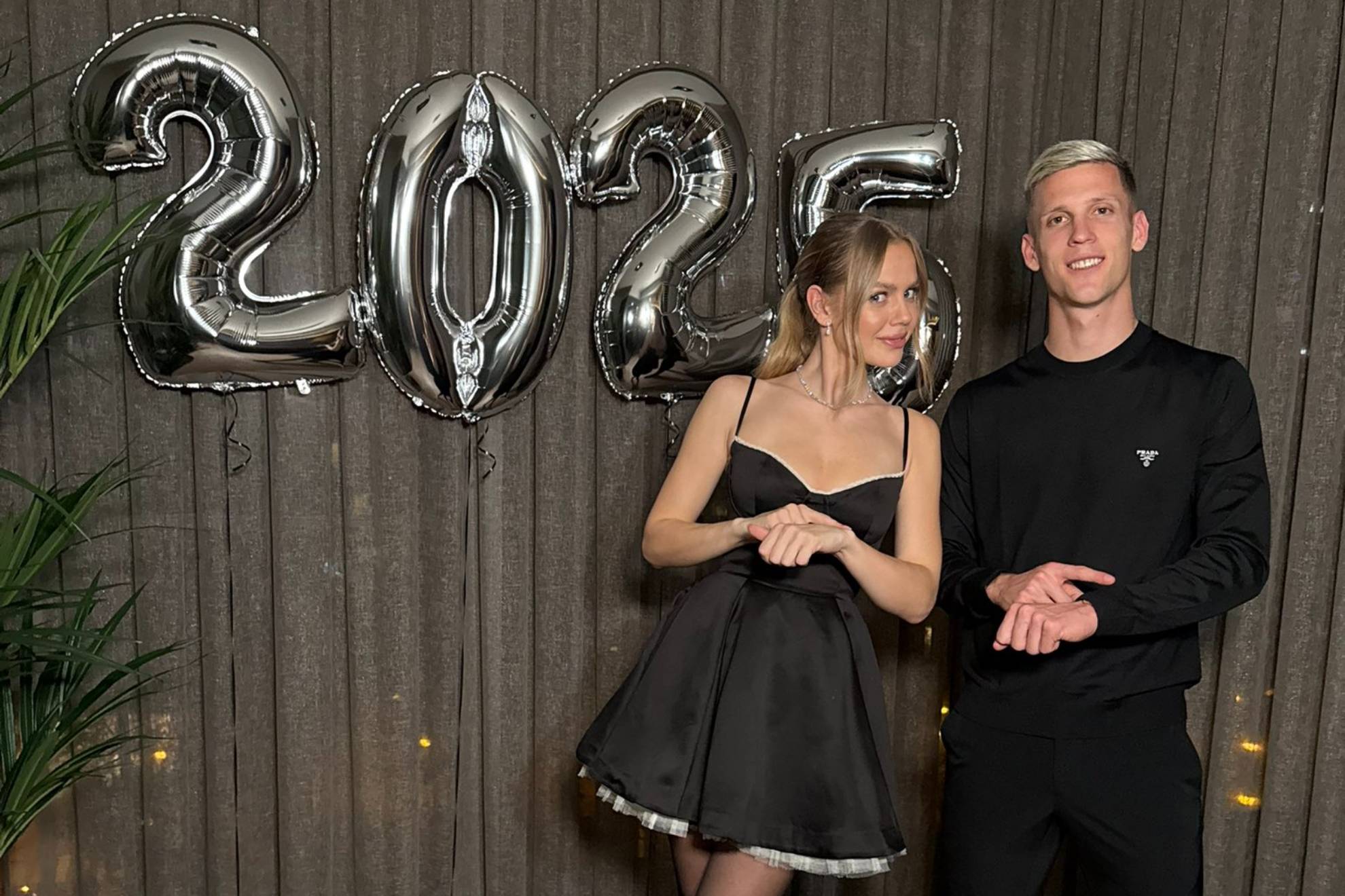 El mensaje de Dani Olmo nada más tomar las uvas: "Es hora de 2025"