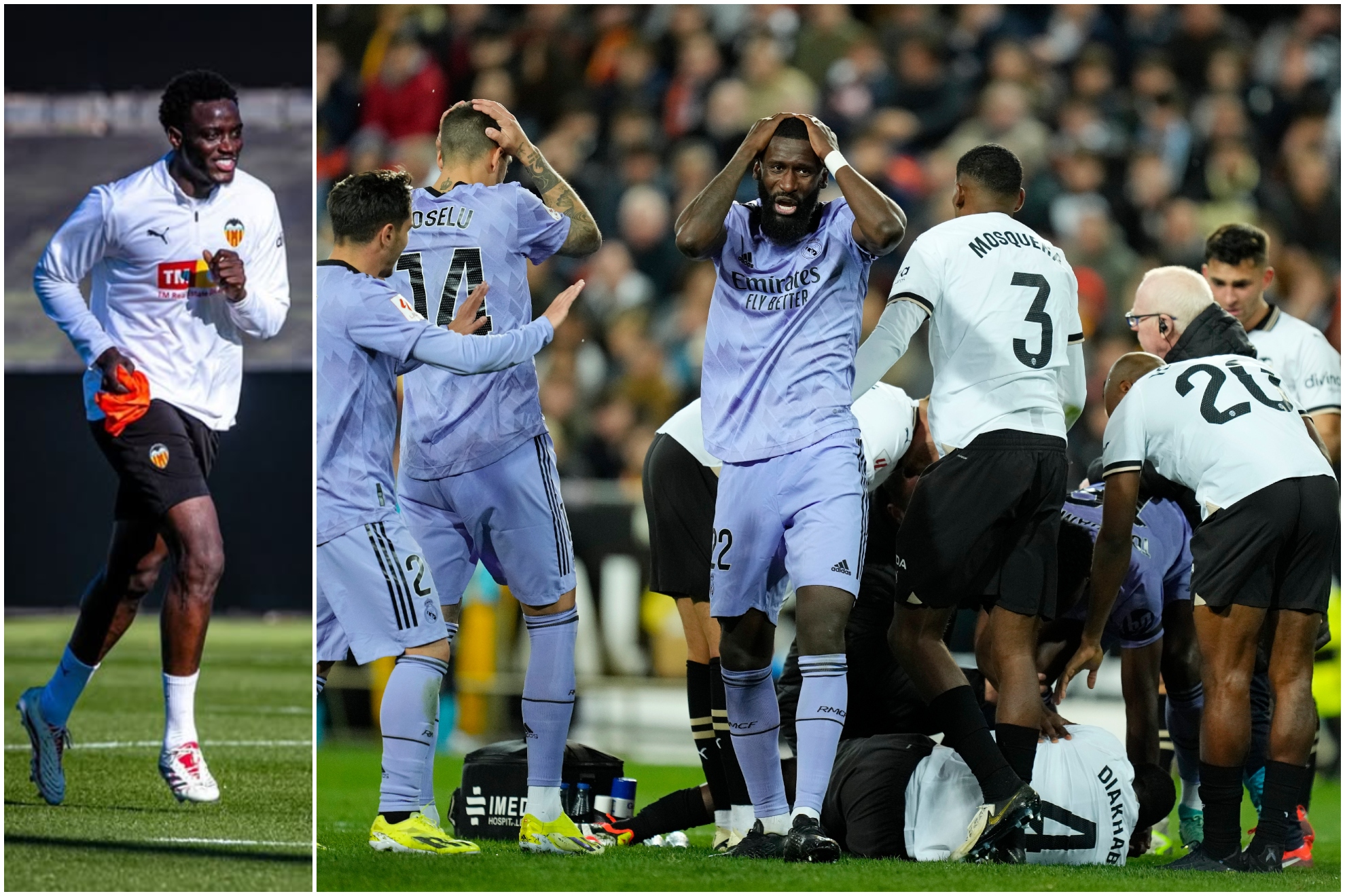 Diakhaby sueña con volver a jugar diez meses después de su espeluznante ...