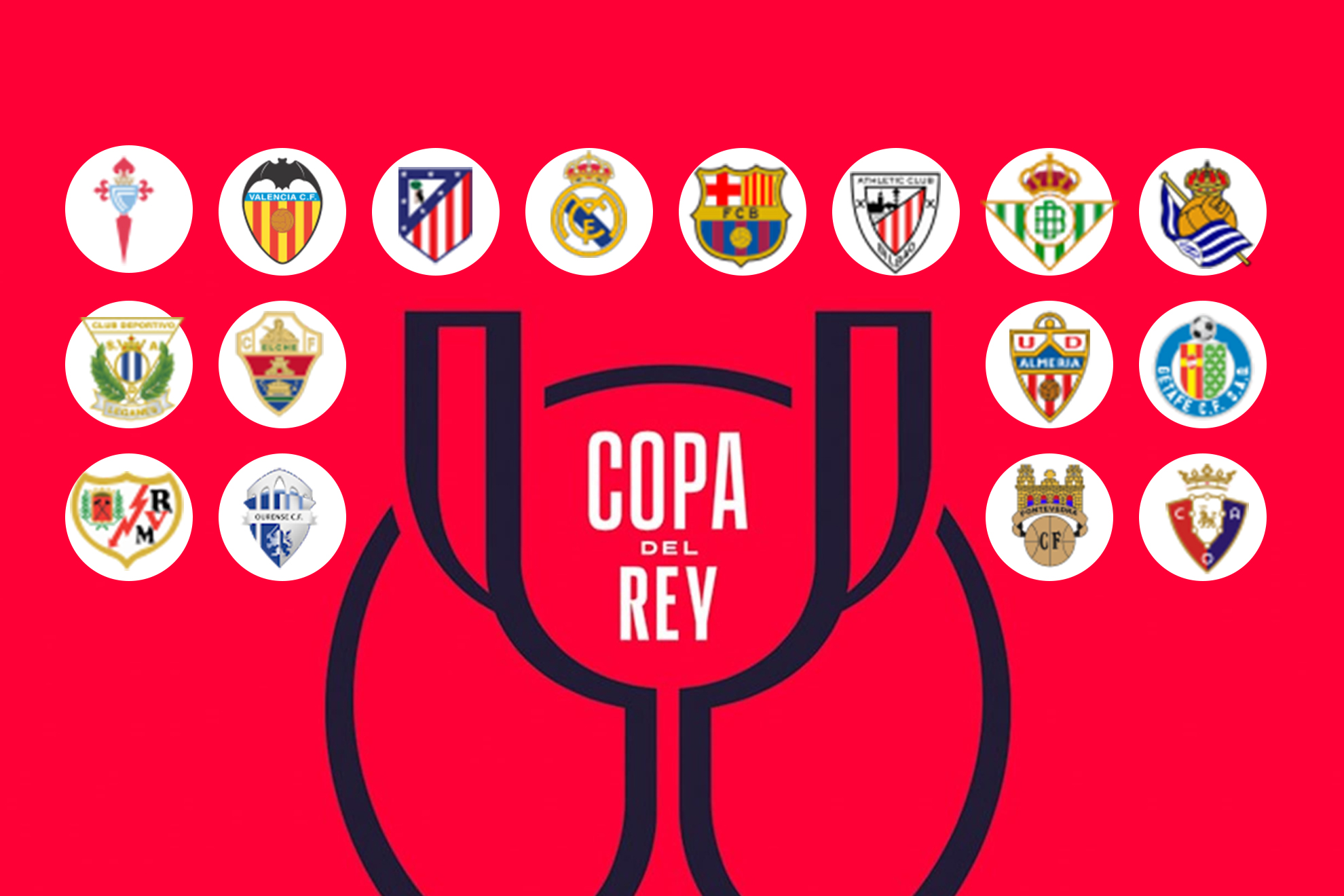 Sorteo de octavos de final de la Copa del Rey: equipos clasificados ...