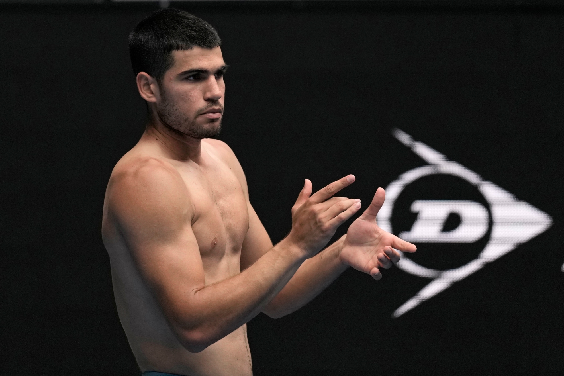 Open Australia: Alcaraz y sus bíceps: "No trabajo para ponerme más ...