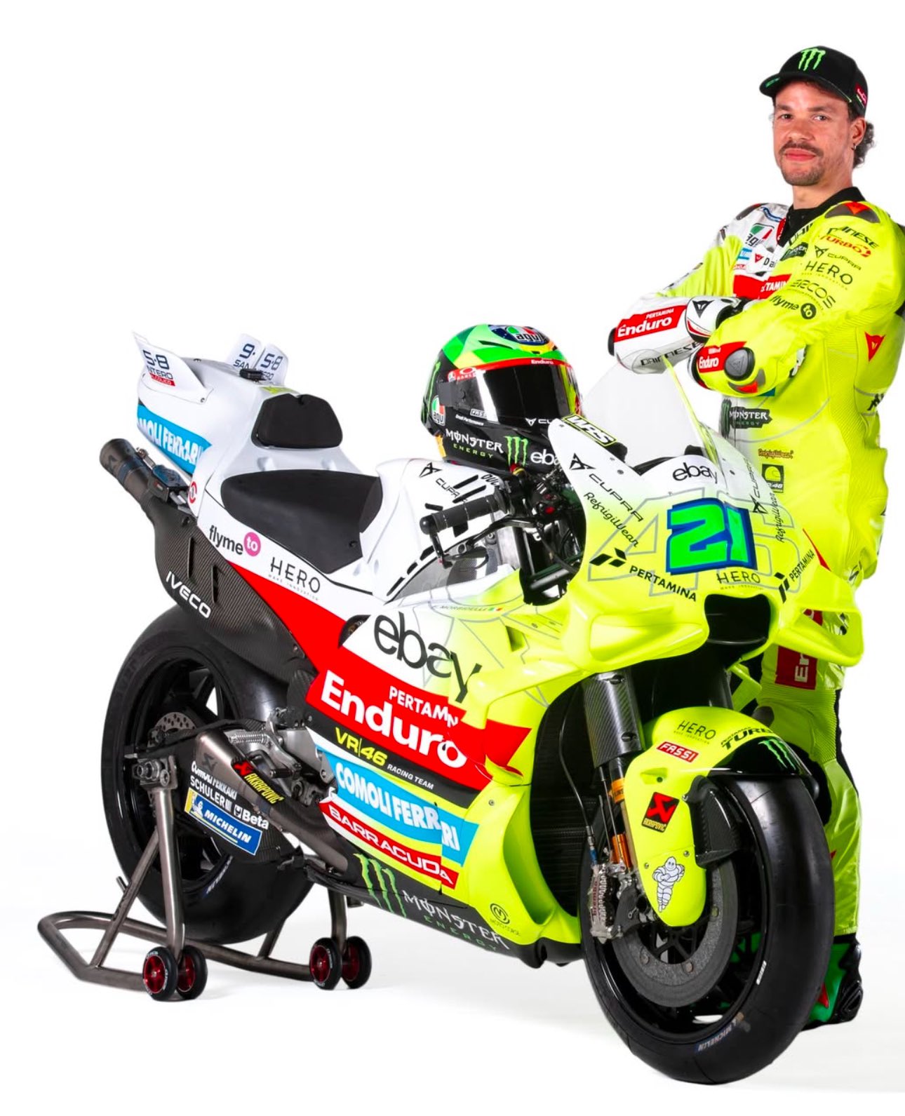 Así luce el equipo de Rossi en 2025, con detalles del propio Valentino ...