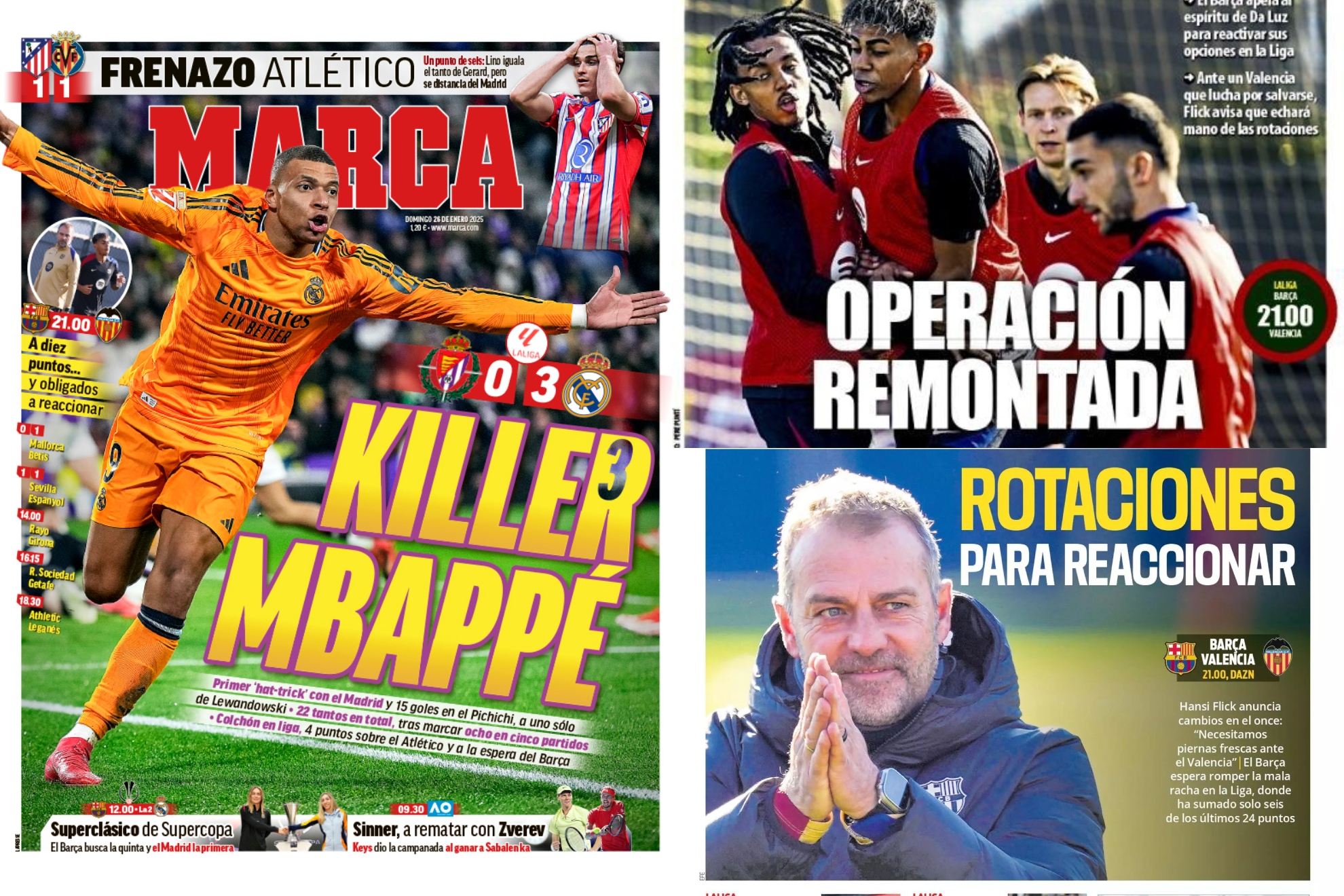 Las portadas del día: Killer Mbappé, operación remontada...
