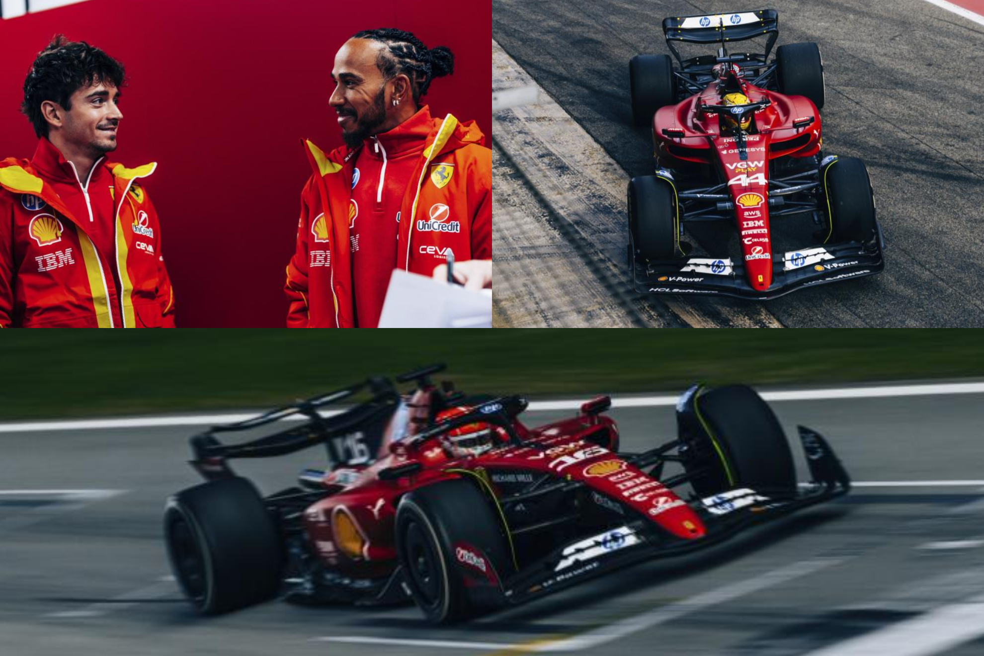 Ferrari abre una nueva fase con Hamilton y Leclerc en Barcelona