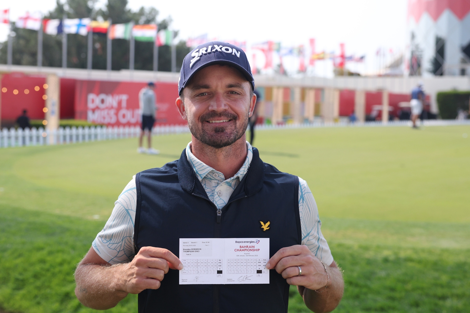 Brandon Robinson Thompson acaricia una vuelta para la historia