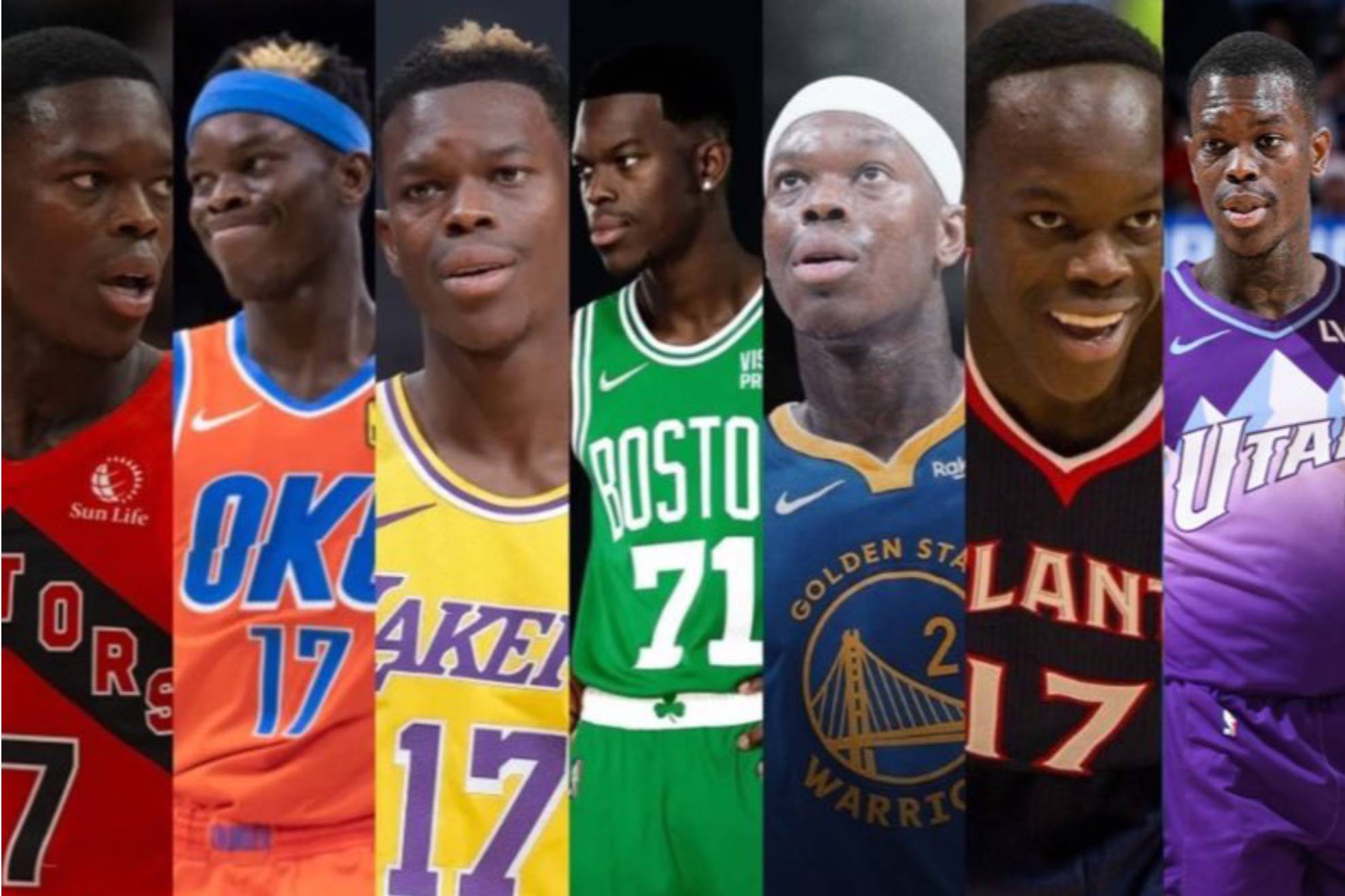 El arcoíris de Dennis Schroder: ocho equipos en cuatro temporadas