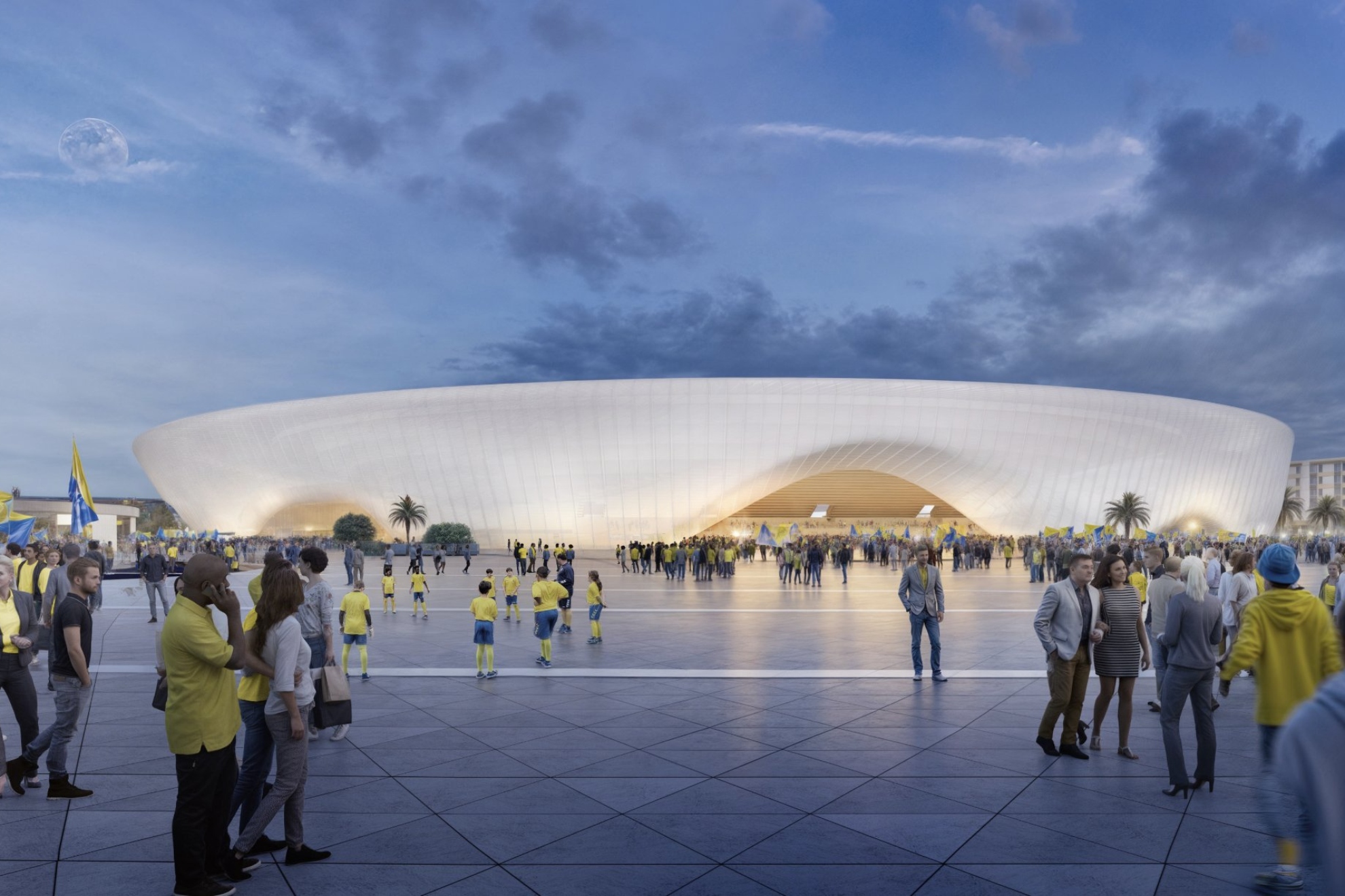 Gran Canaria presenta su espectacular estadio para el Mundial 2030