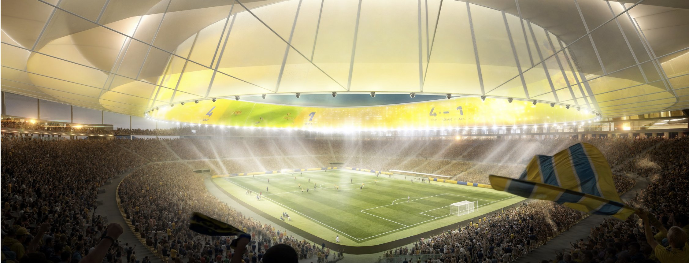 Gran Canaria presenta su espectacular estadio para el Mundial 2030