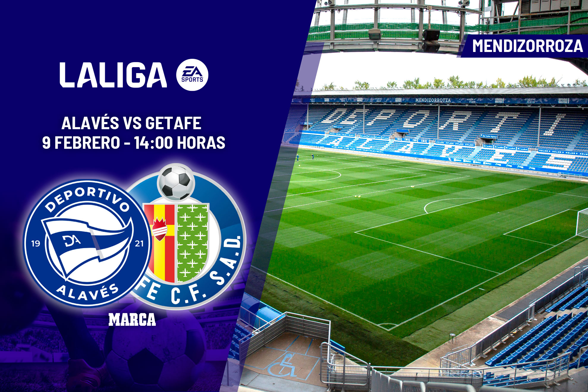 Alavés - Getafe: horario y dónde ver en TV el partido de LaLiga EA Sports
