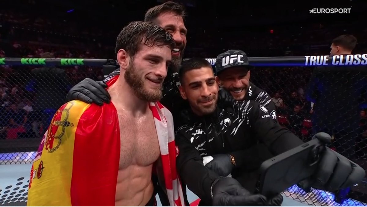 Así vivió Ilia Topuria el debut de su hermano Aleksandre en la UFC | Marca