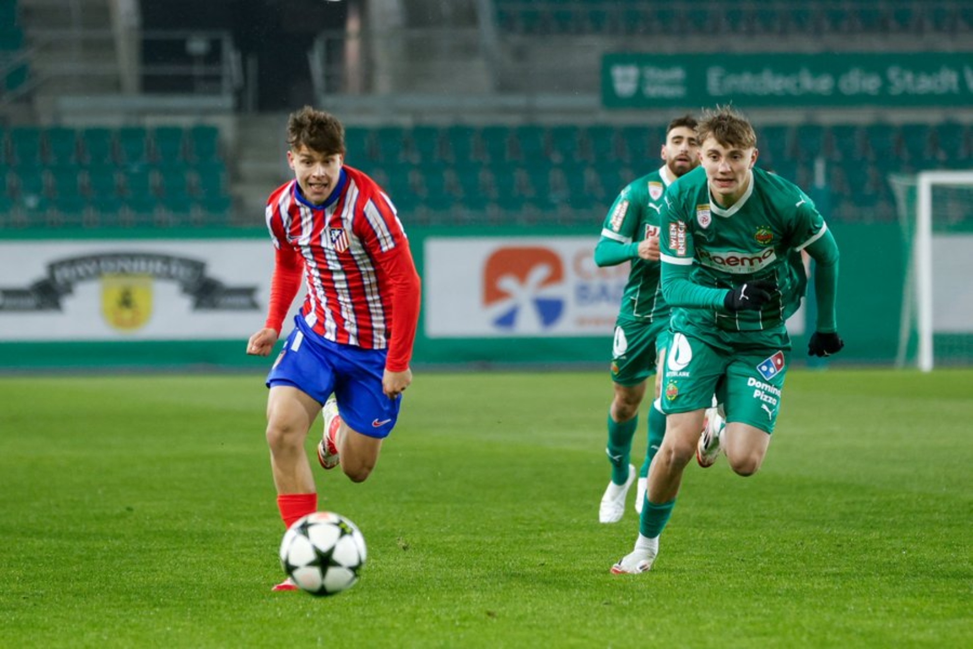 El Atlético pasa a lo grande a los octavos de la Youth