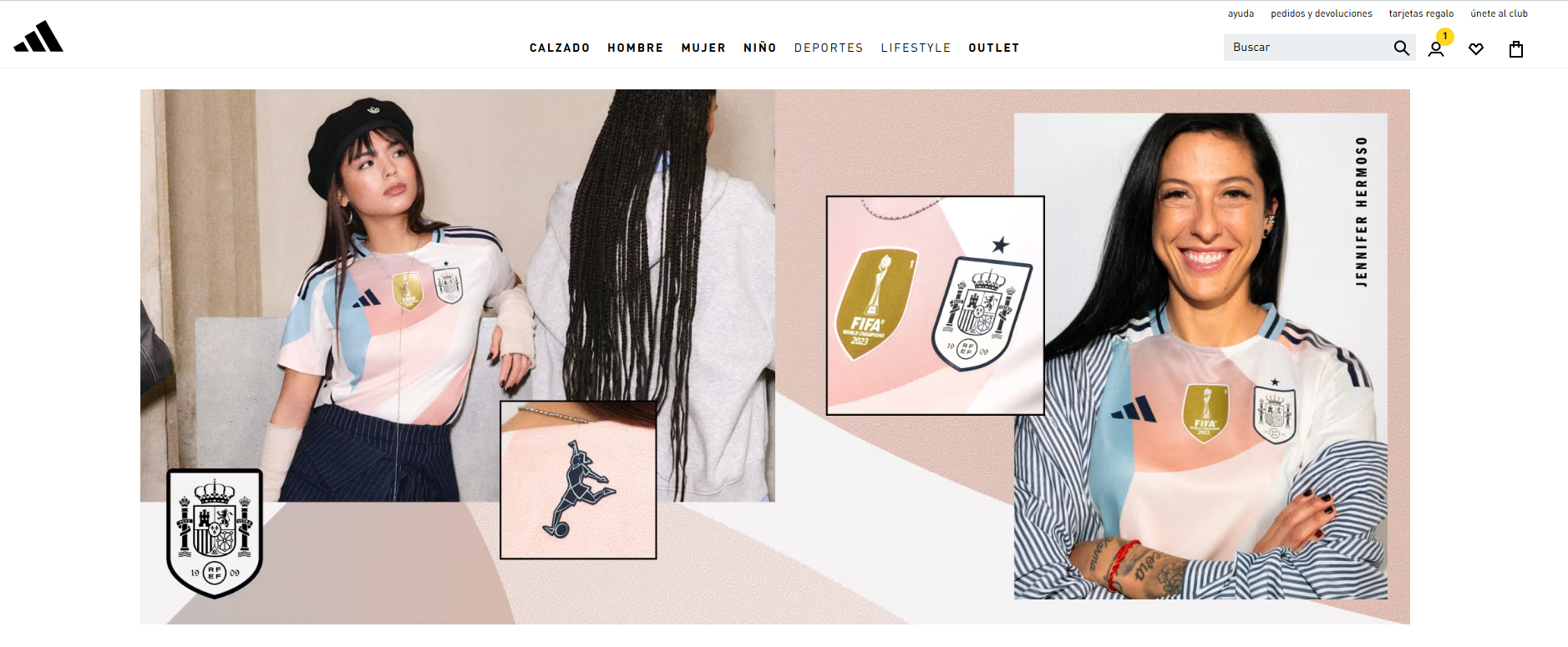 Jenni Hermoso, protagonista en la llamativa nueva camiseta visitante de ...