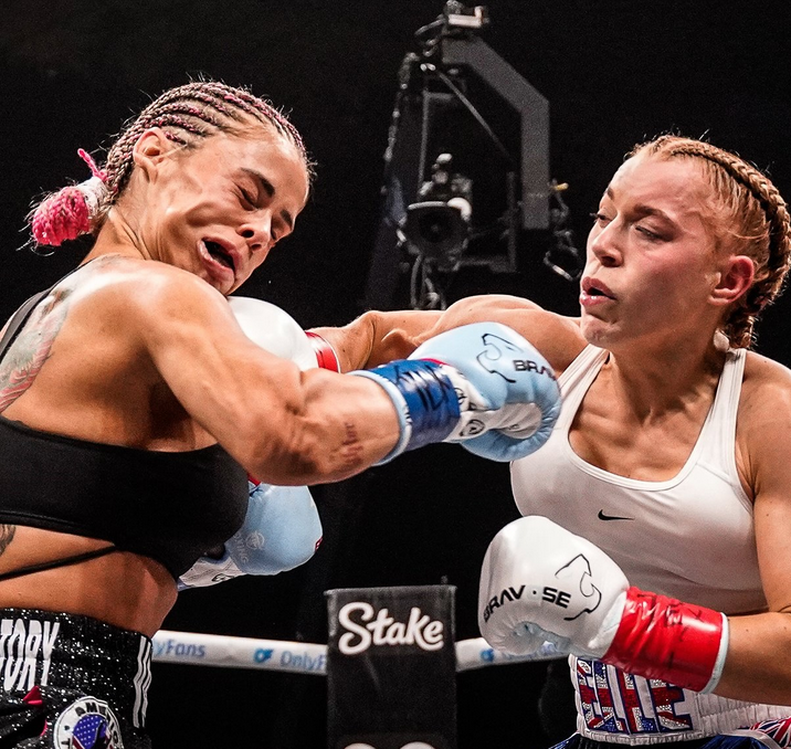 La boxeadora 'Baby Bomber' comparte su pérdida de peso y radical ...