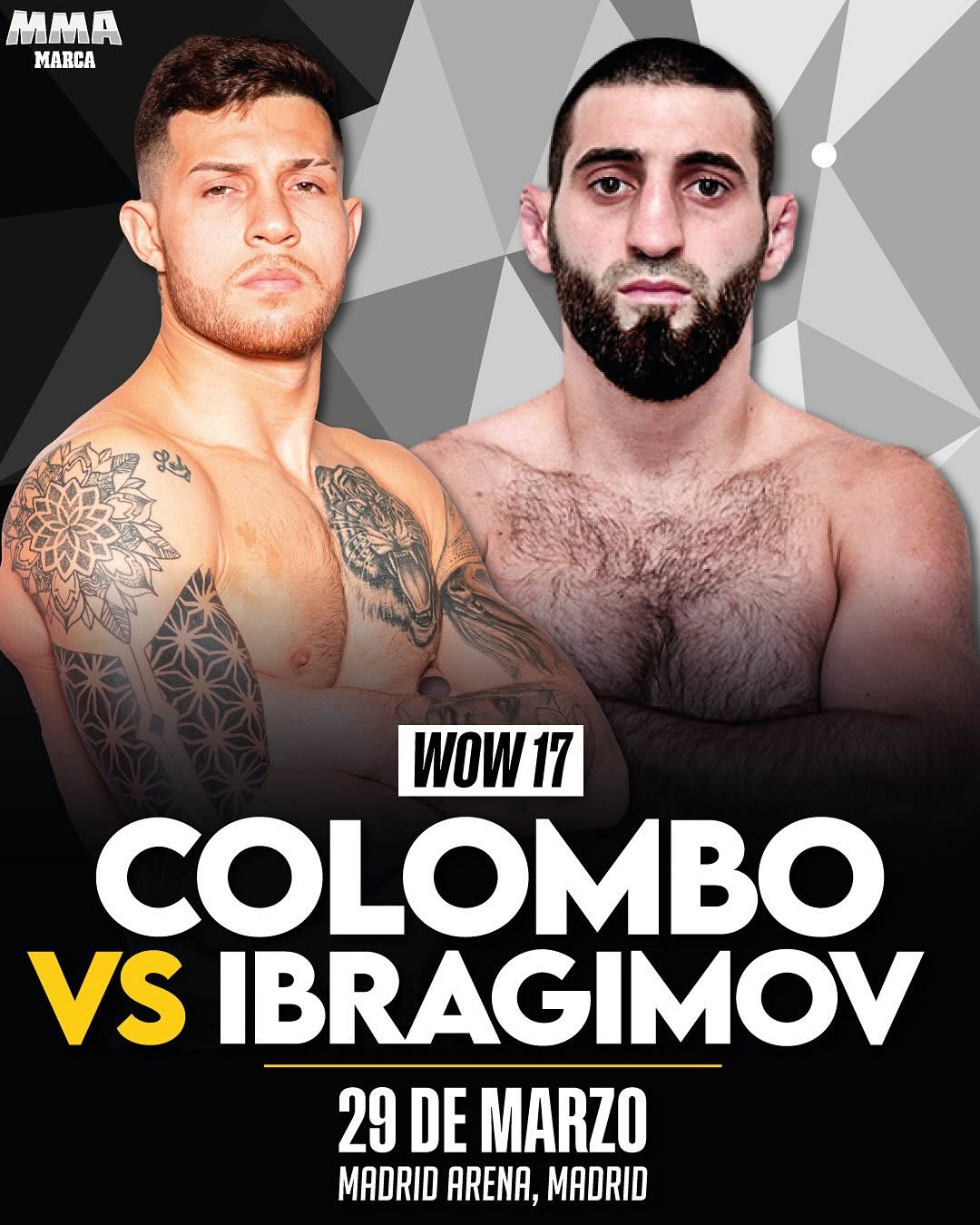 Cambio de planes para WOW 17: Colombo peleará con Umakhan Ibragimov en ...