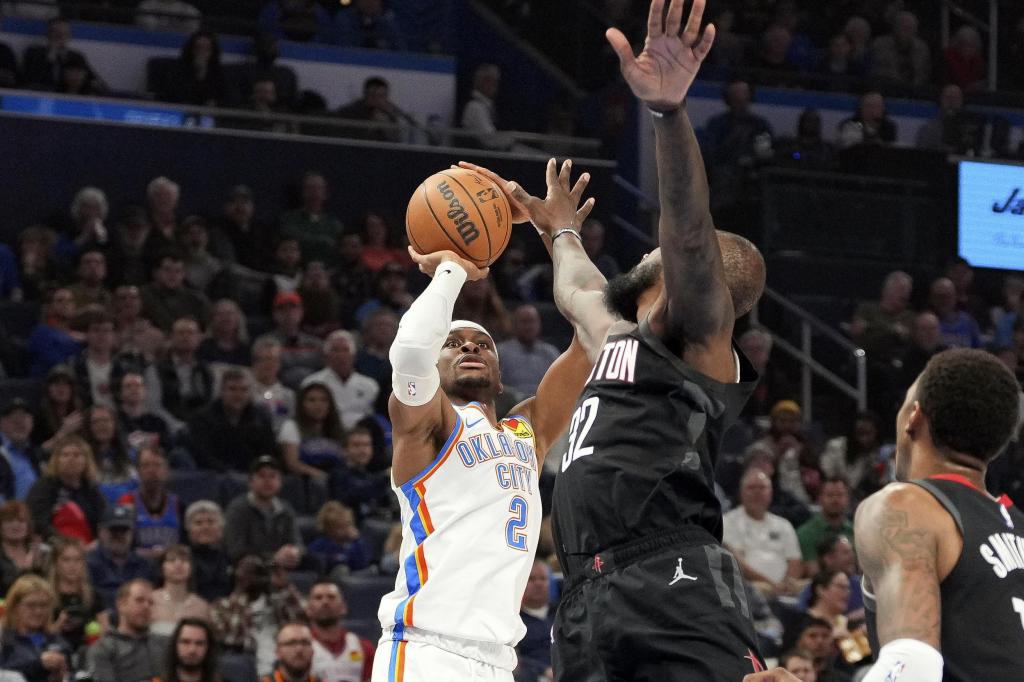 Salvajada de Shai: 51 puntos para 50 victorias de los Thunder