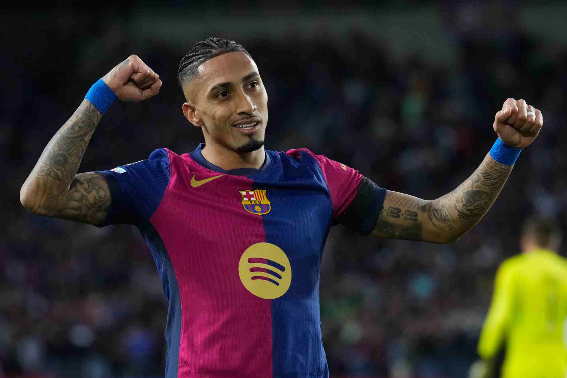 Raphinha se sube al trono de la Champions League