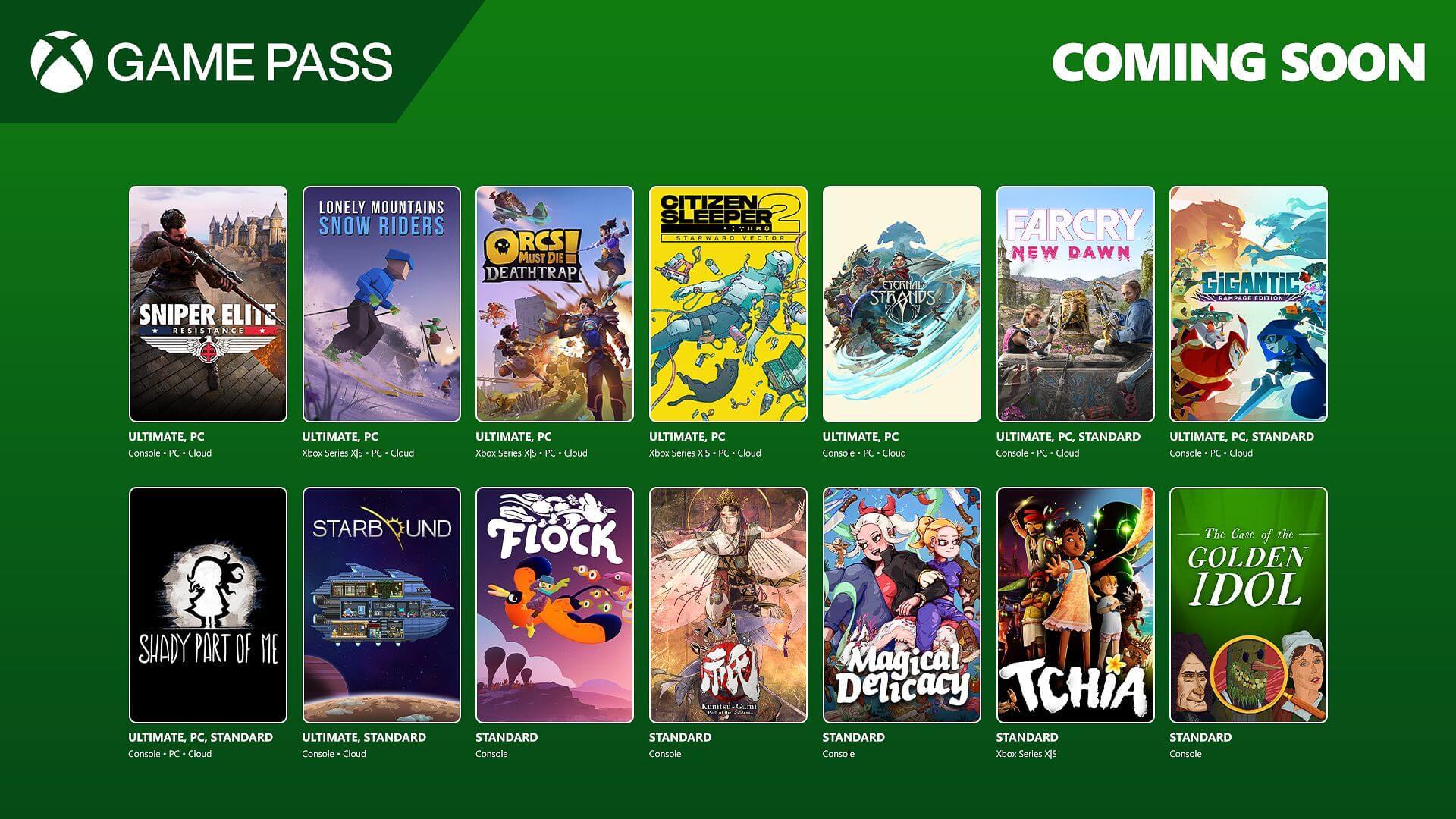 Stardbound, Far Cry, Sniper Elite... Xbox tira la casa por la ventana con Game Pass en enero de 2025