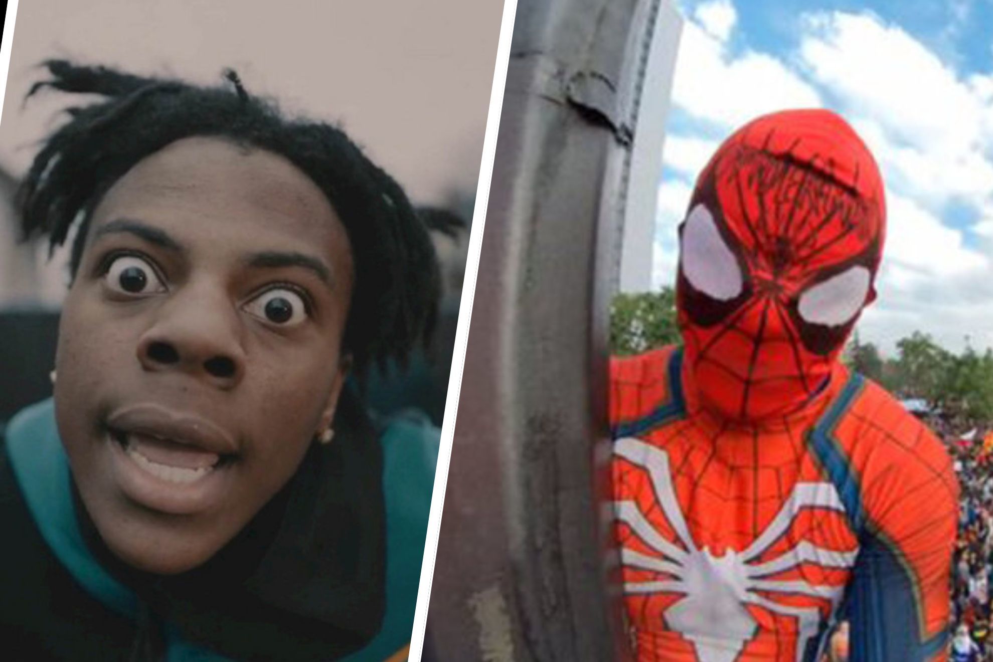 IShowSpeed se encuentra con el Spider-Man chileno... ¡y hacen una ...