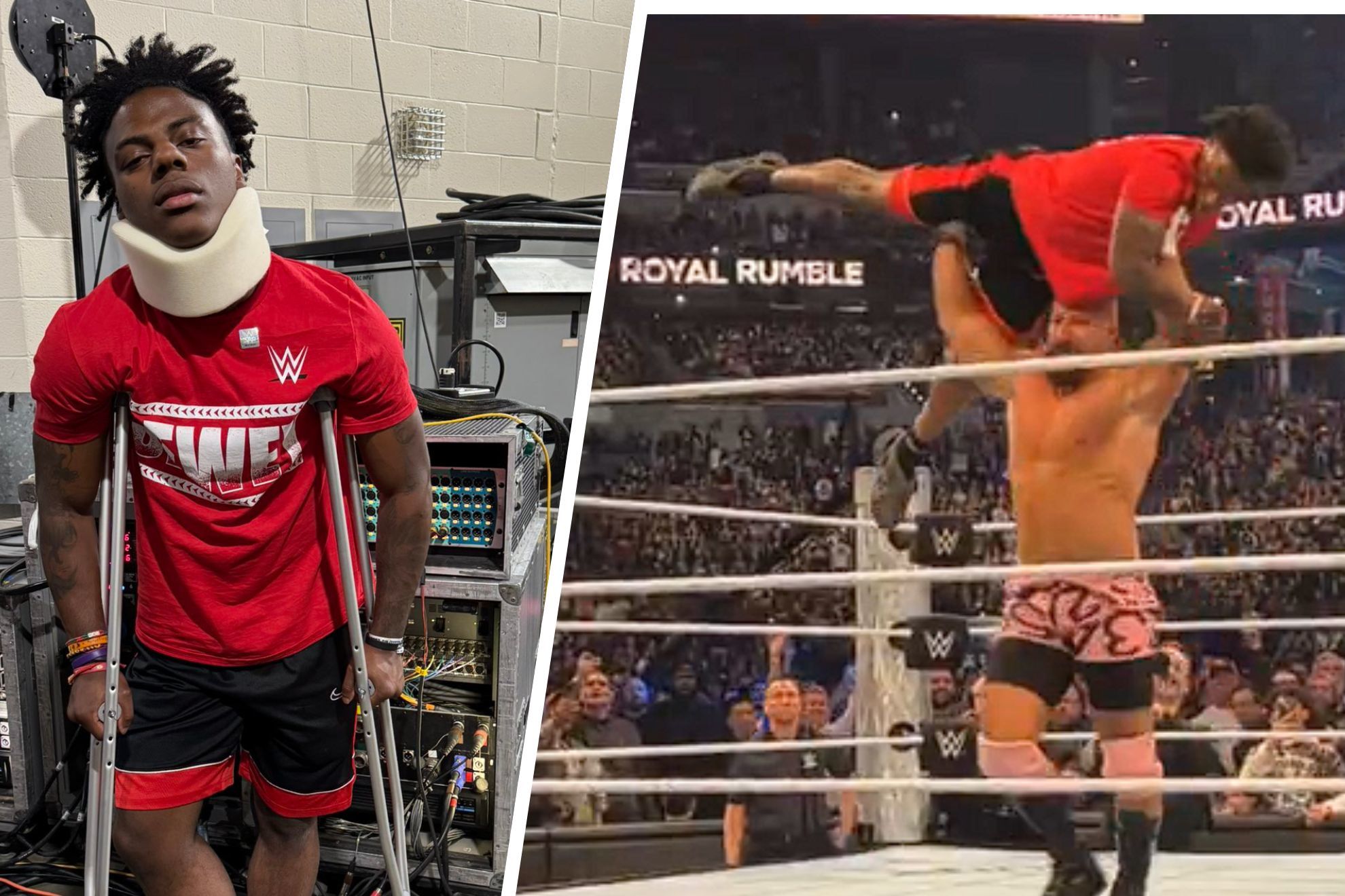 IShowSpeed aparece por sorpresa en el Royal Rumble de la WWE... ¡y ...