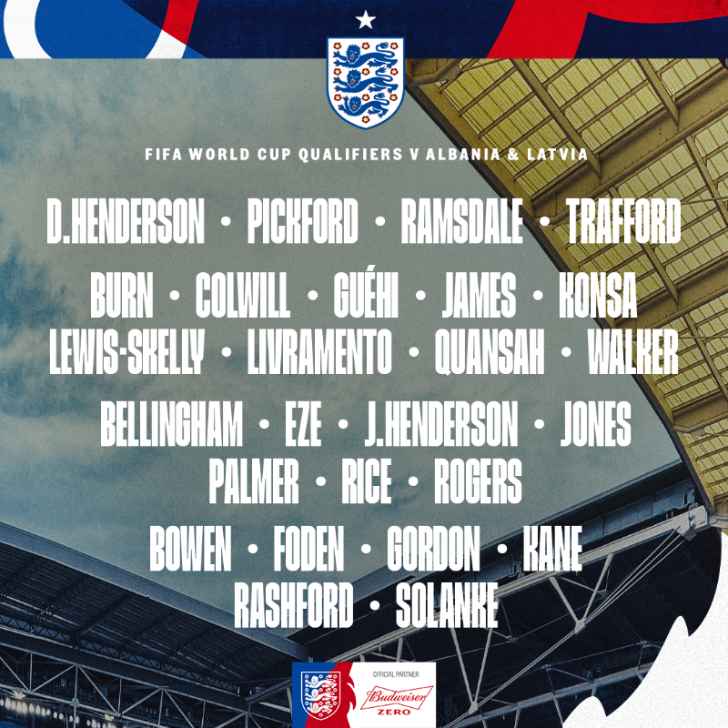 Primera convocatoria de Tuchel con Inglaterra... y Bellingham, presente