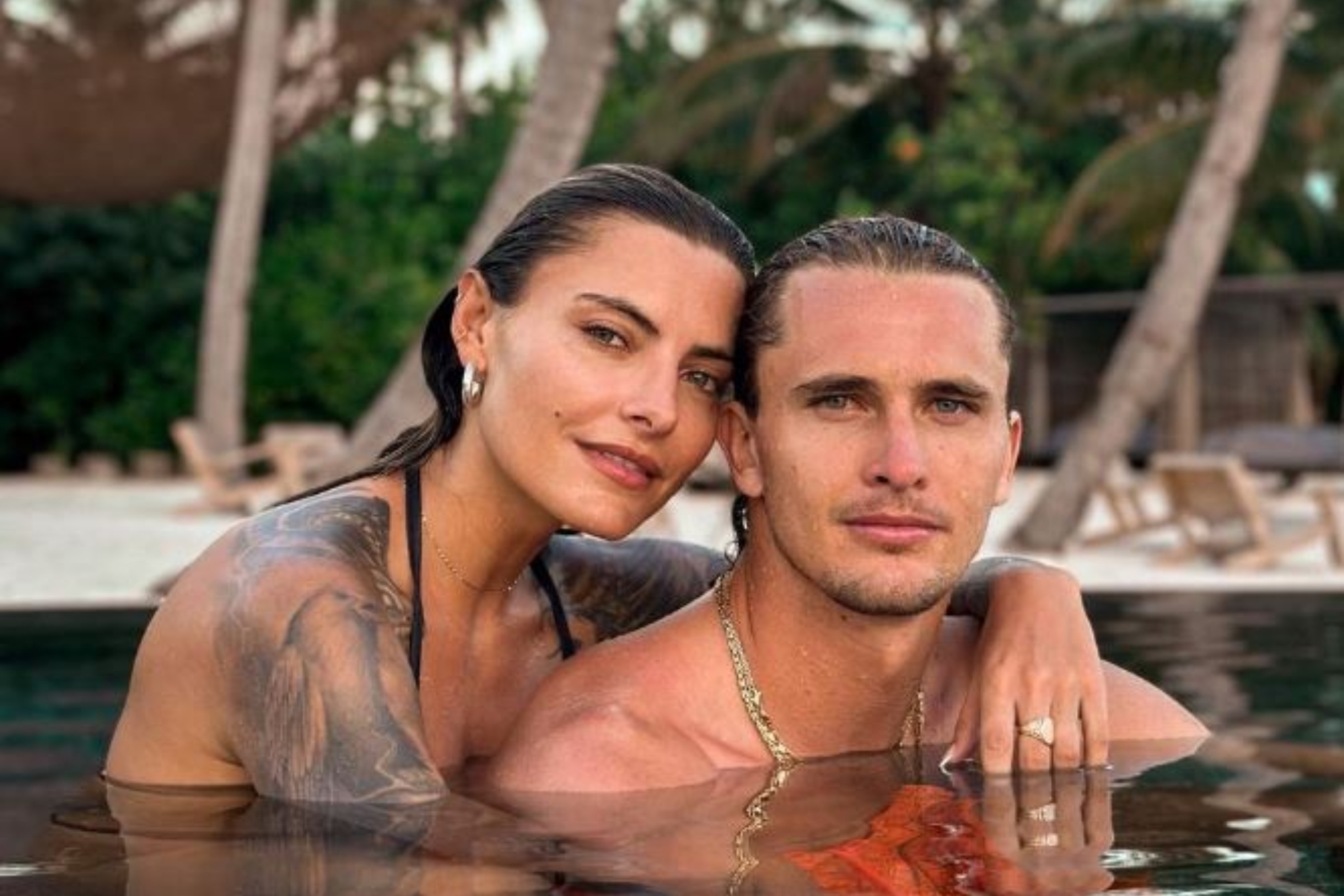 Quién es Sophia Thomalla, la conocida actriz alemana que es pareja de Zverev