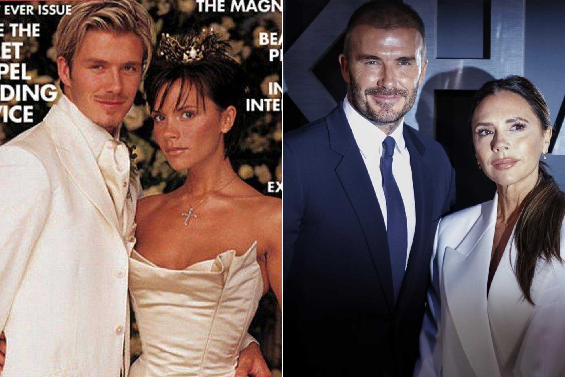 La inmensa fortuna de David y Victoria Beckham 25 años después de su boda
