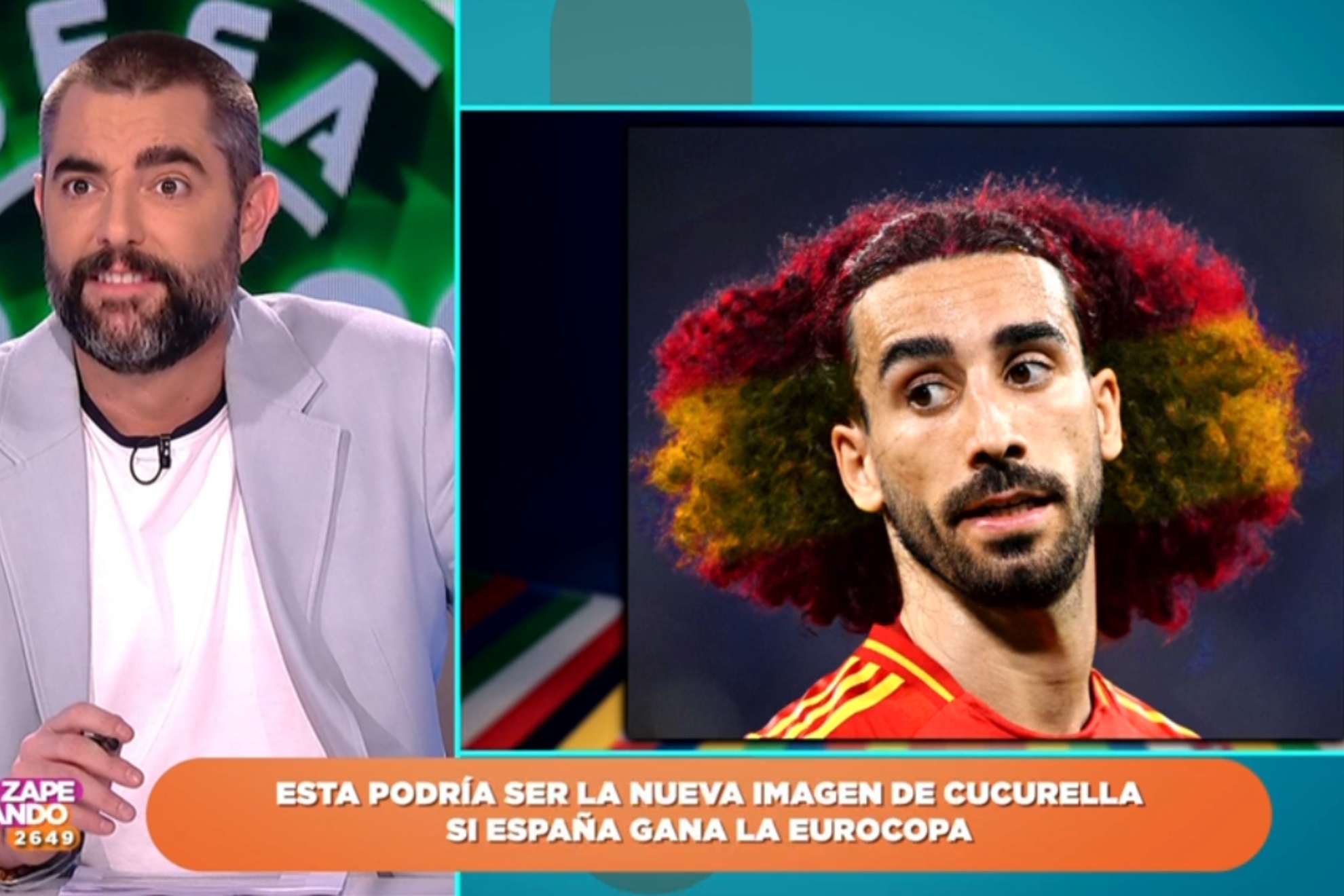 La reacción de Dani Mateo a la promesa de Cucurella si España gana la ...
