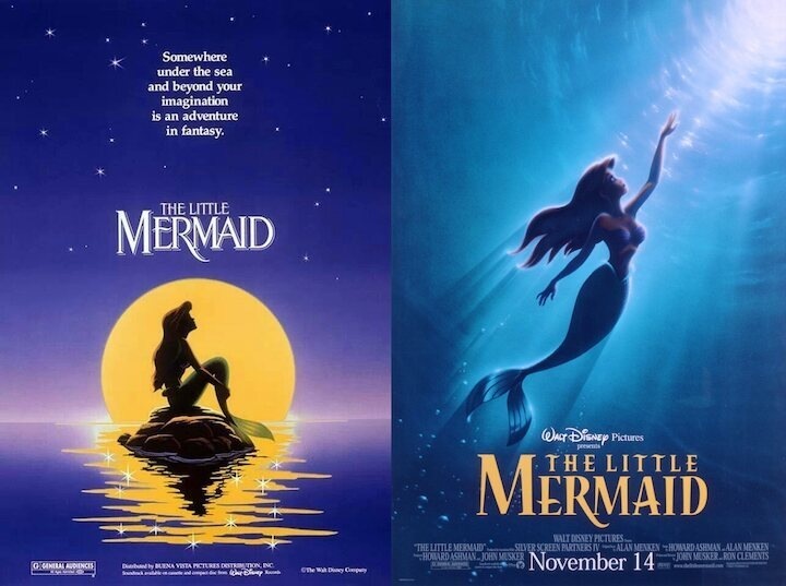 Cartel De La Pelicula Disney La Sirenita Bajo El Mar! Revela Disney