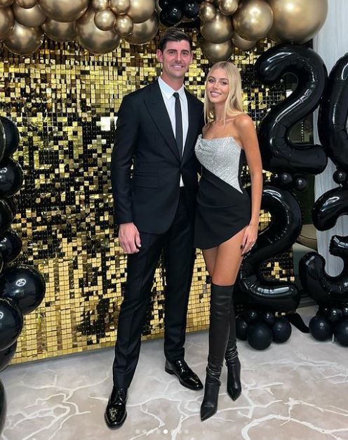 Mishel Gerzig, novia de Courtois, luce su espectacular figura en el ...