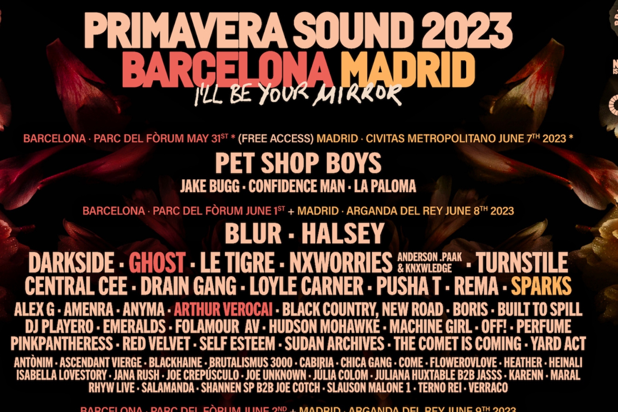 Primavera Sound 2023 de Barcelona: fechas, horarios y cartel por días