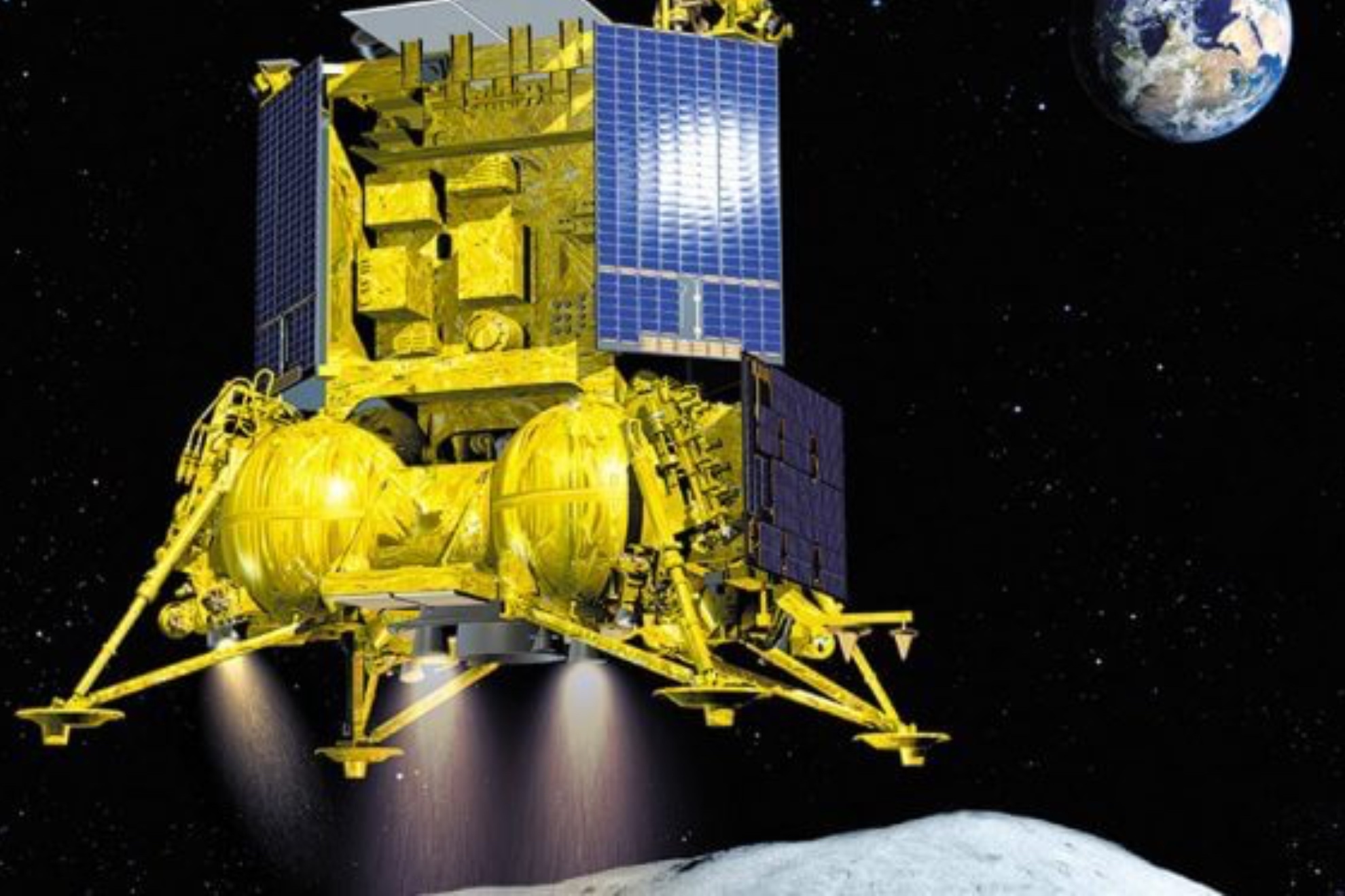 La nave espacial rusa Luna-25 se estrella con la Luna al intentar llegar a uno de sus polos