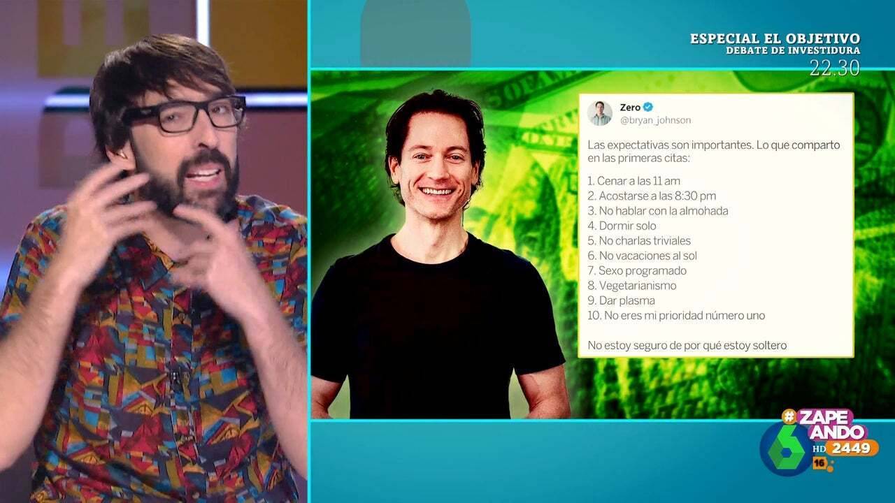 El sorprendente decálogo del multimillonario Bryan Johnson para sus ...