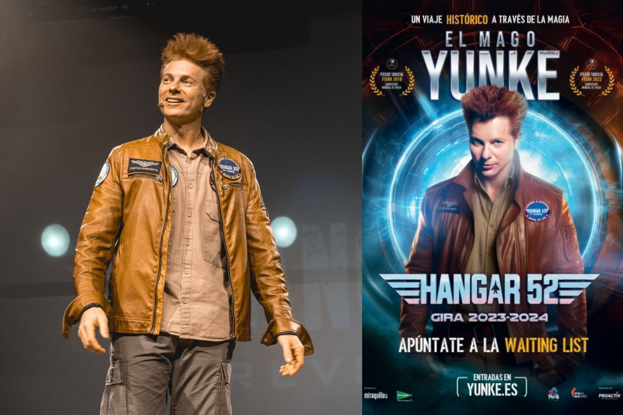 El Mago Yunke y su magia de autor, protagonistas de la nueva gira de 'Hangar 52'