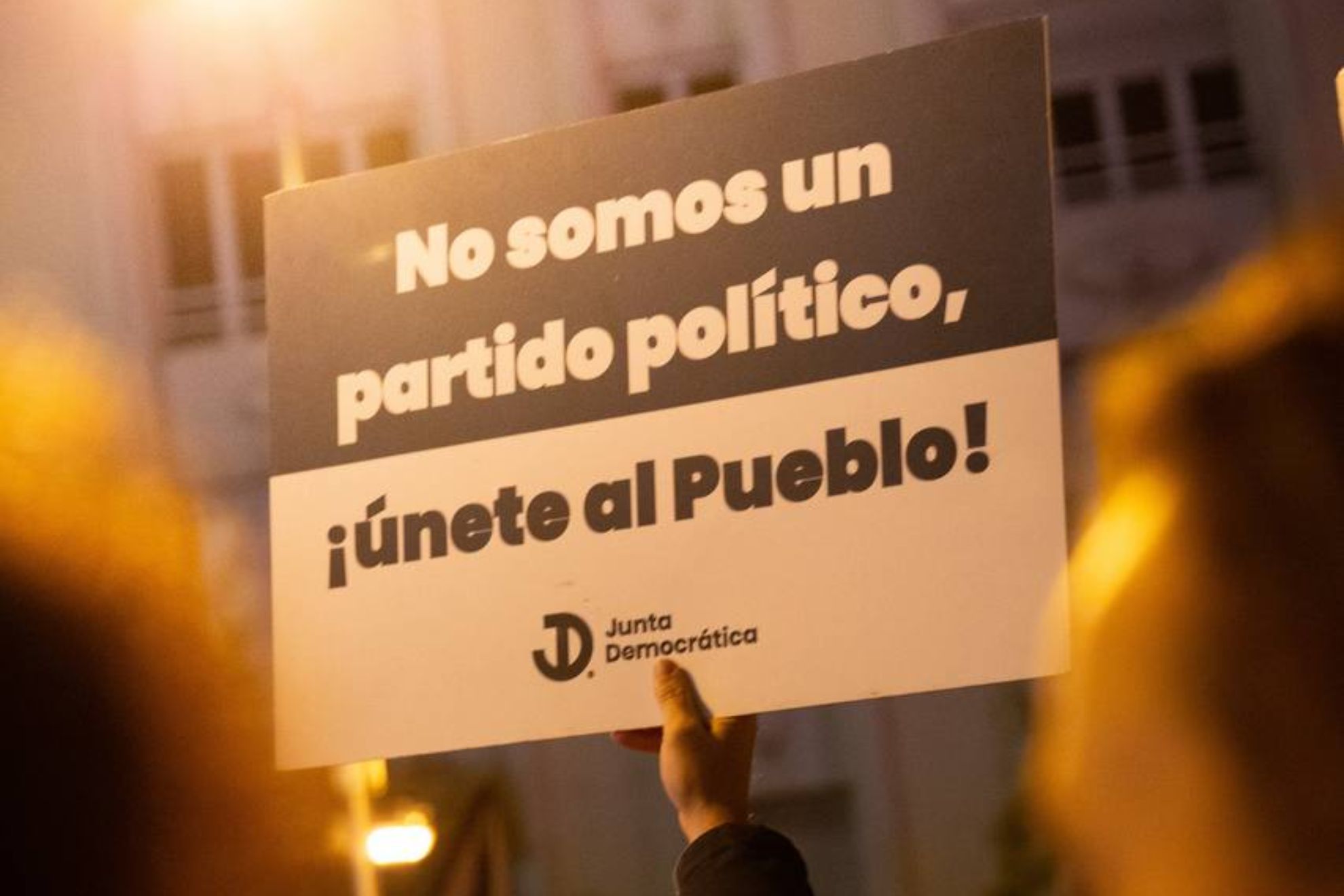 ¿Qué es la Junta Democrática? El grupo que trató de acampar en el ...