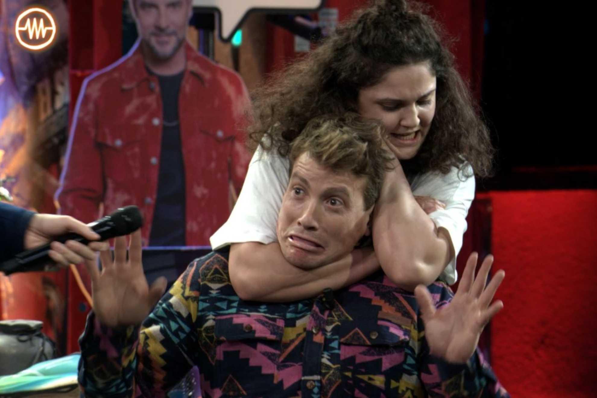 La burla de Grison al ver a Broncano por los suelos cuando pierde con ...