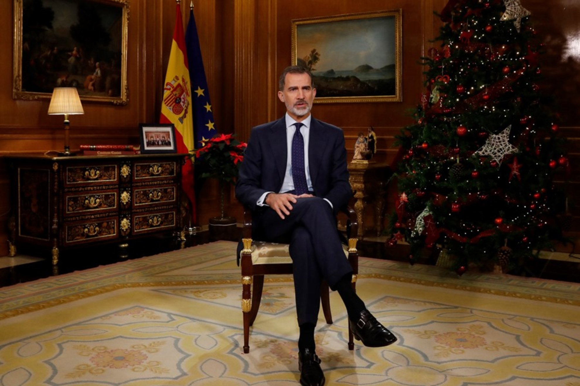 Felipe VI en su discurso de Nochebuena: "Fuera del respeto a la ...