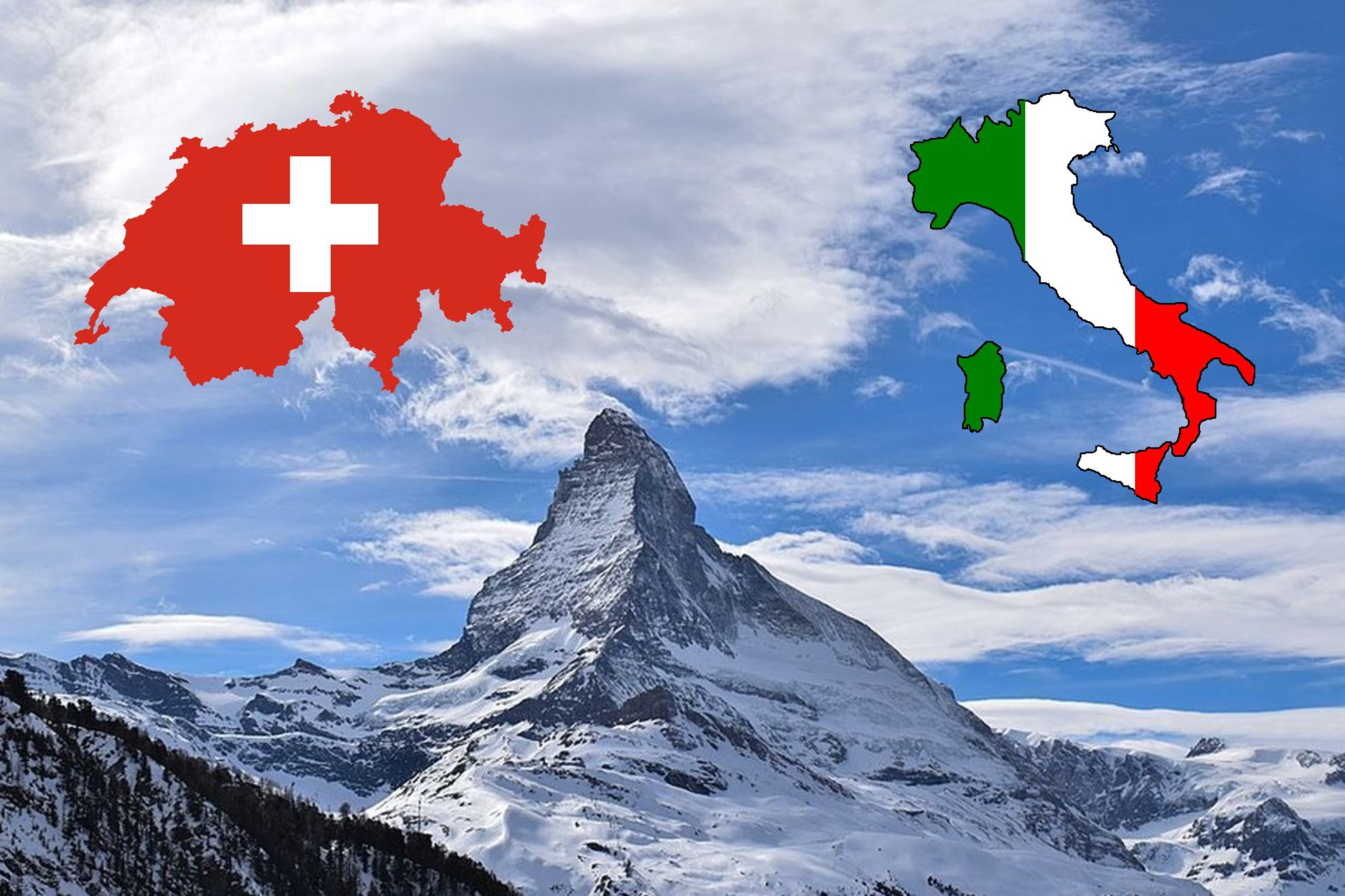 Italia y Suiza modifican sus fronteras en los Alpes, ¿a qué se debe ...
