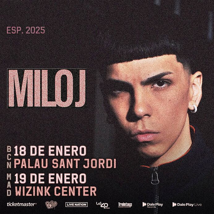 Milo J actuará en Barcelona y Madrid en enero de 2025