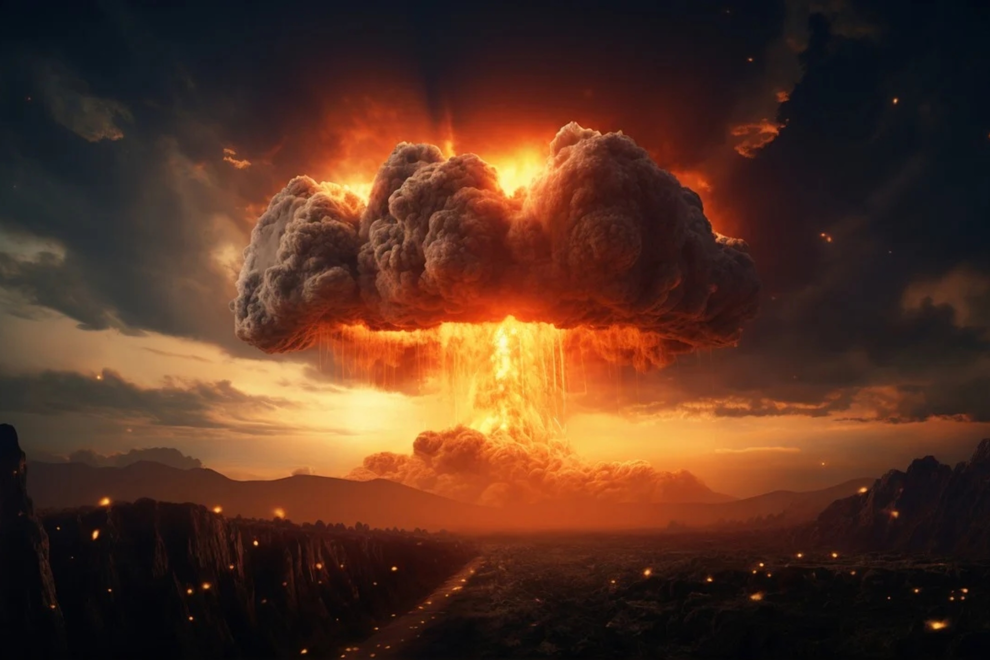 Así quedaría España si Putin decidiera lanzar una bomba nuclear sobre ...