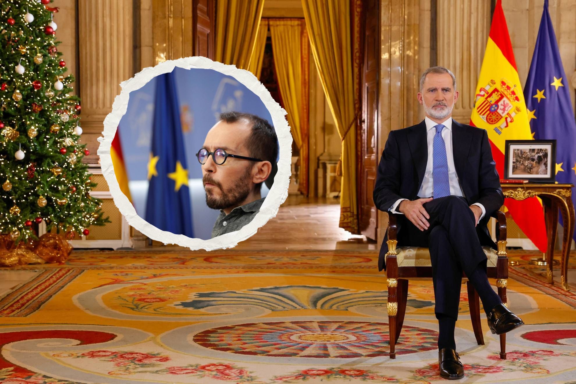 El polémico ataque de Echenique al discurso de Felipe VI