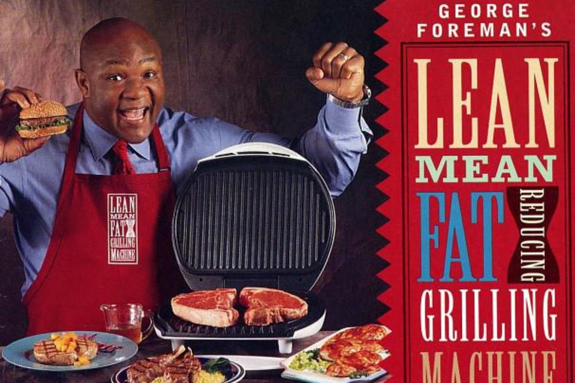 El mayor éxito de George Foreman fue... como vendedor de parrillas ...