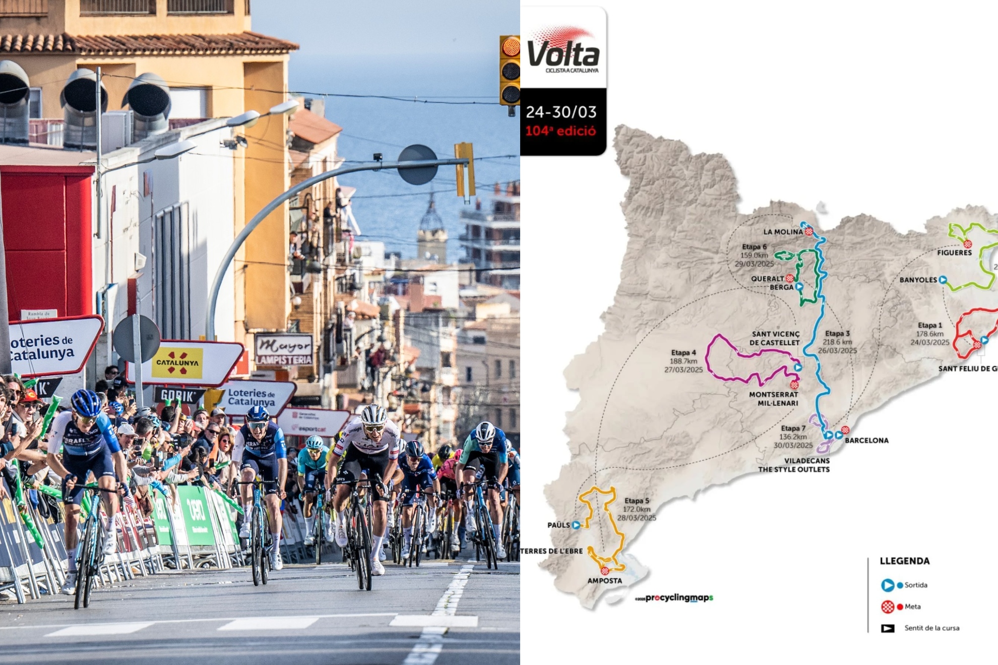 Arranca la Volta a Catalanya: Horarios, etapas y dónde ver