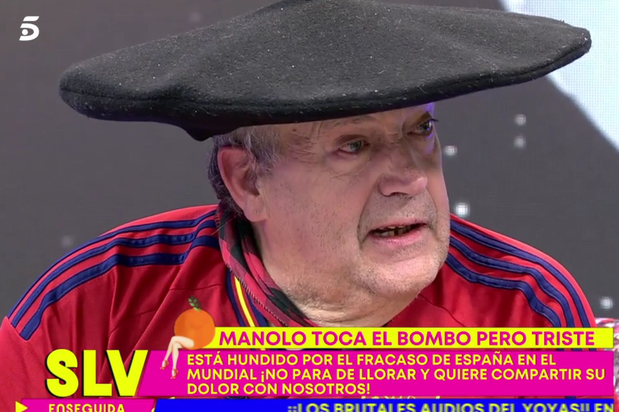 Manolo 'el del bombo' ataca, entre lágrimas, a la Federación en ...