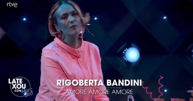 Rigoberta Bandini aparece teñida de azul en el 'Late Xou' de Marc Giró ...