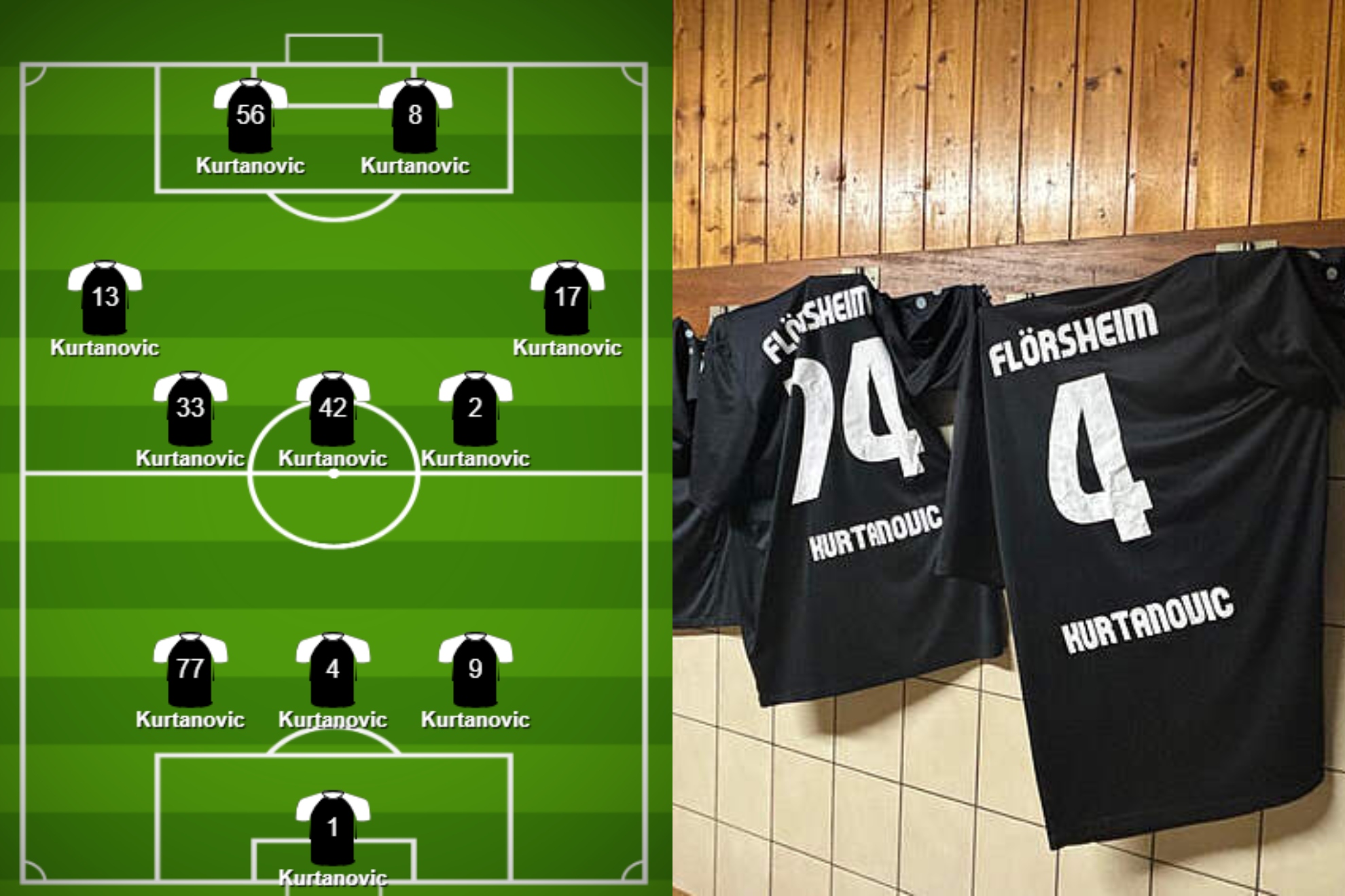 Kurtanovic la pasa y... ¡gol de Kurtanovic! El equipo en el que todos ...