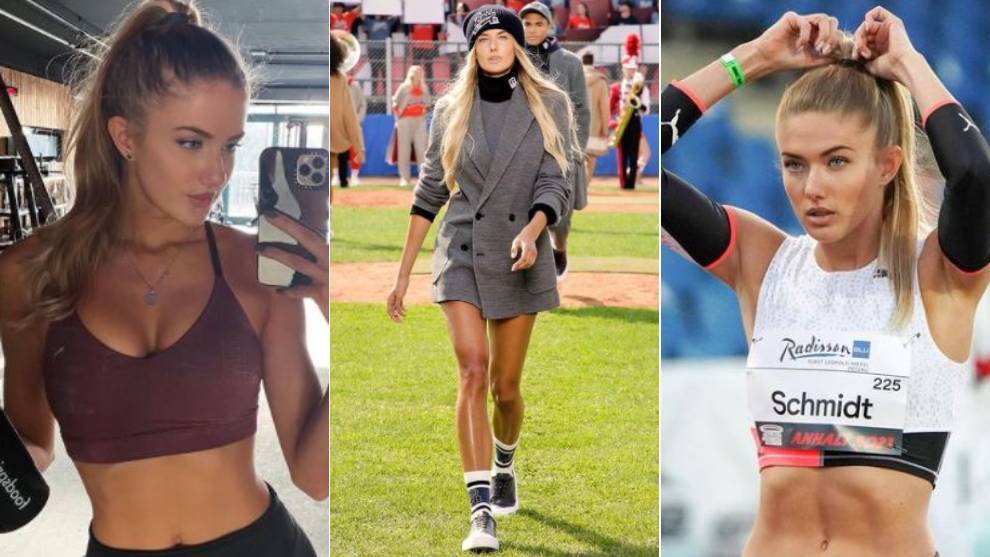 La atleta Alica Schmidt da el salto a la moda: "No estaba en mis planes ...