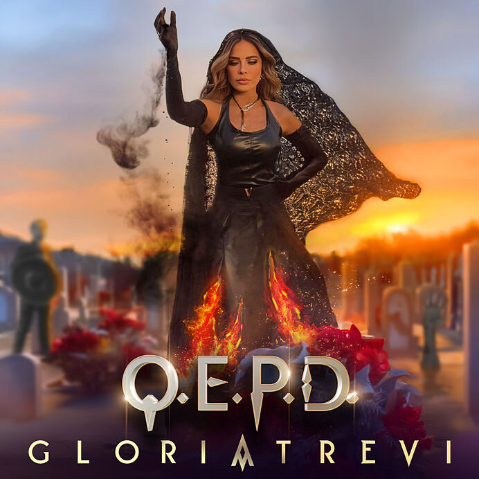 Gloria Trevi se viste de luto para decir adiós de modo irónico y ...