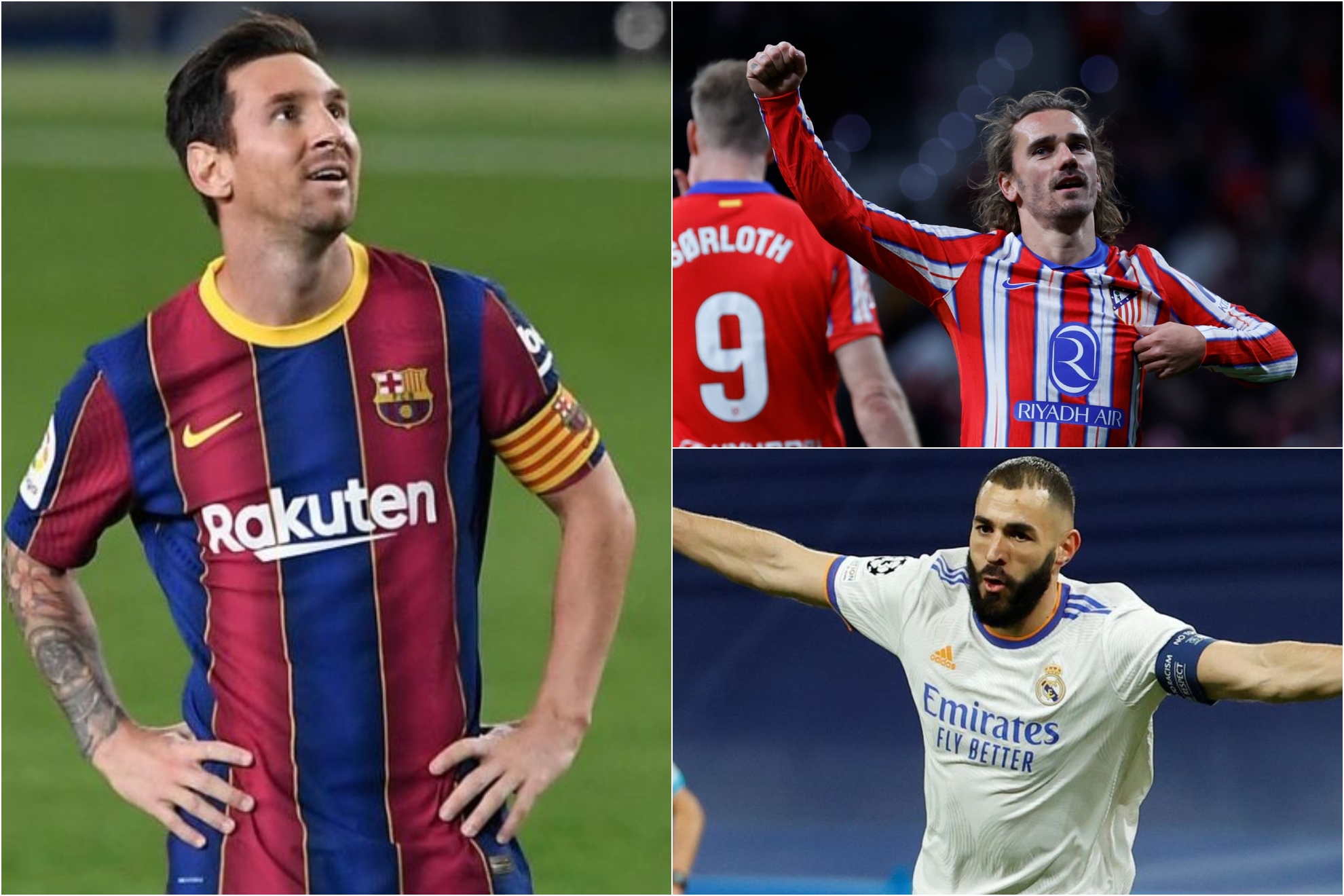 Griezmann supera a Messi como extranjero con más partidos en Primera