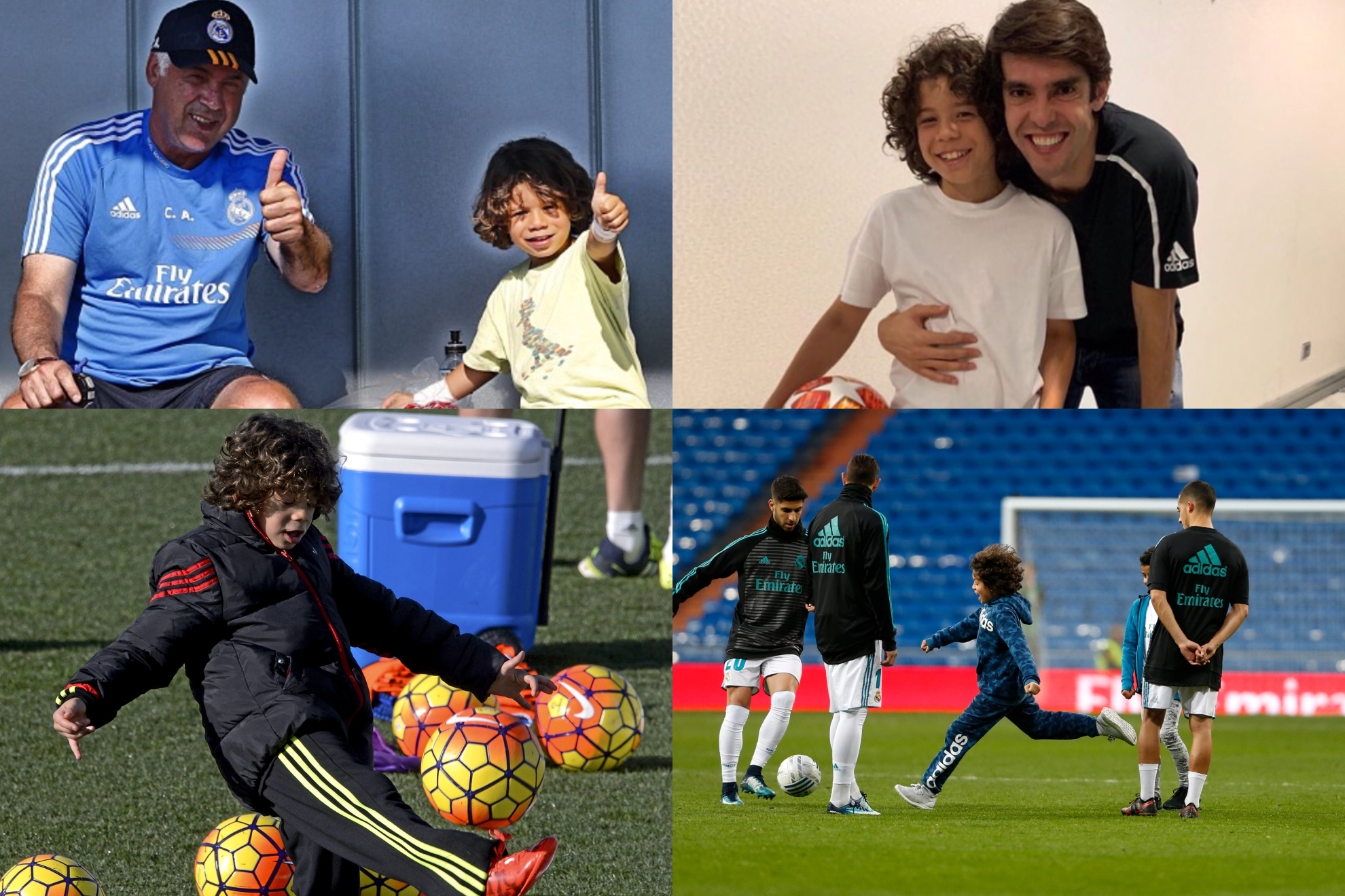 Enzo Alves, el niño que creció entre las estrellas